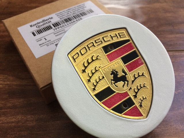 Set of 4 Porsche Wheels Hubcaps, GOLD/Silver Cap 7PP601150A8Z8 | Other ...