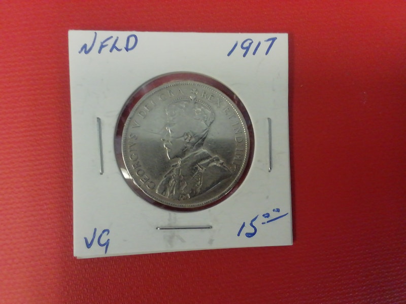 1917 Newfoundland Fifty Cents Coin | Arts & Collectibles | Mississauga / Peel Region | Kijiji