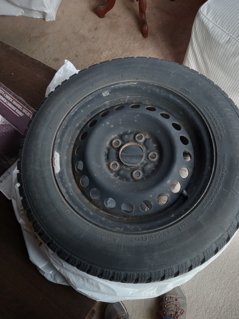 15 inch winter tires on rims Honda civic | Tires & Rims | City of ...