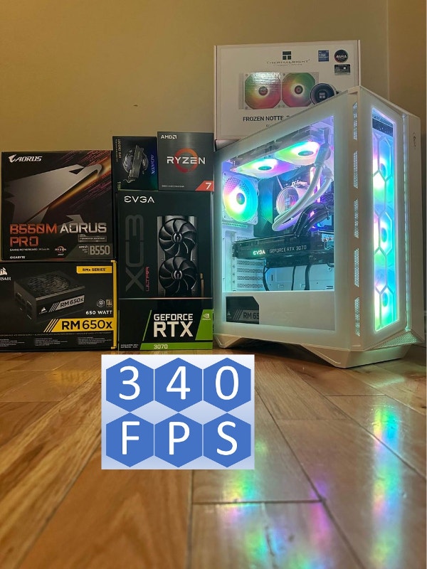 New Ryzen 7 5800X RTX 3070 PC 16GB DDR4 1TB NVME Gaming PC Win11 | Desktop Computers | Moncton ...