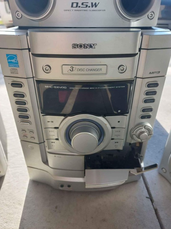Sony MHC-GX470 Mini Audio System/Chaîne stéréo | Chaînes stéréo | Laval ...