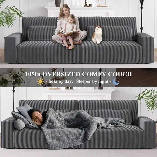 luxury 4 seater deep sofa, for home & office | Couches & Futons ...
