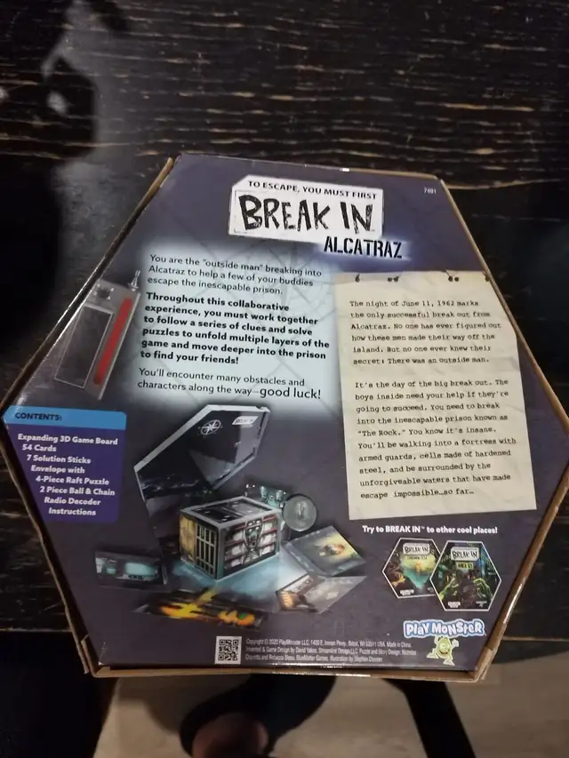 To Escape You Must First Break In Alcatraz Board Game | Toys & Games ...