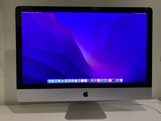 27” Slim iMac All in one Computer 8GB 512GB macOS Monterey | Desktop ...
