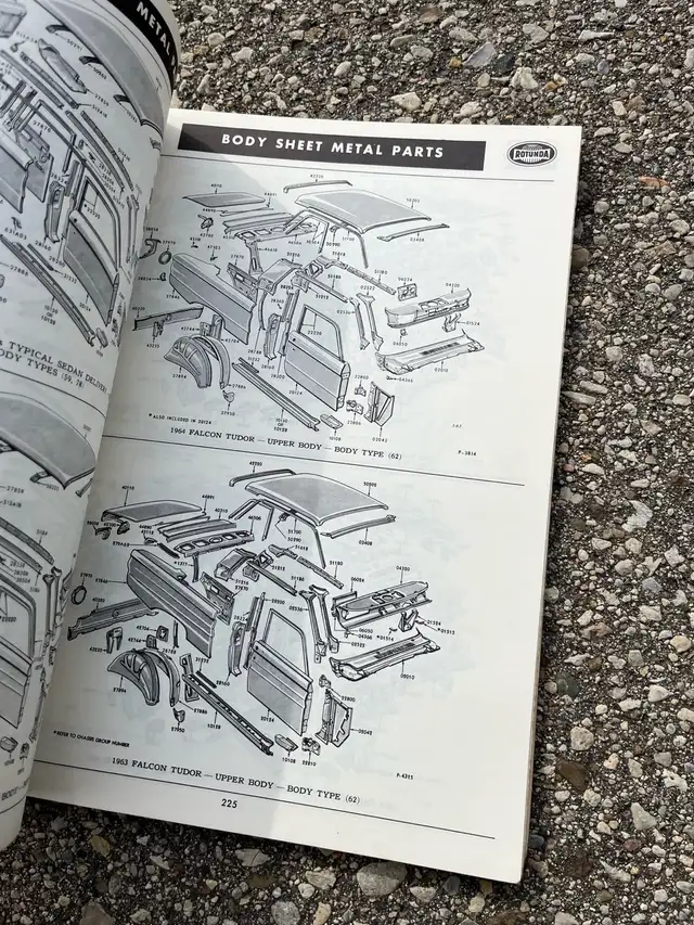 Vintage 1963-64 Original Ford Rotunda Body Parts Catalogue | Arts ...