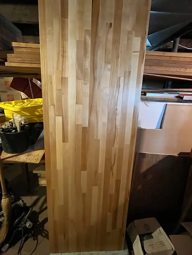 solid wood butcher block counter top | Cabinets & Countertops ...