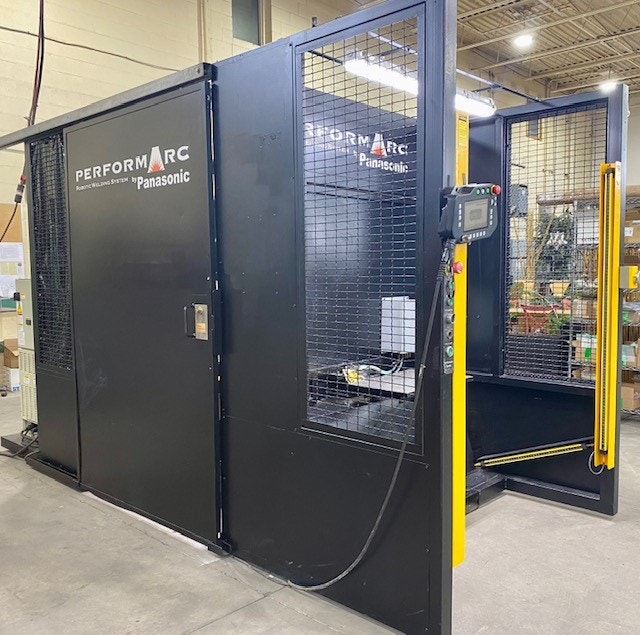 Panasonic PA102S Robotic MIG Welding Cell, VR006 Robot, G2 Cont ...