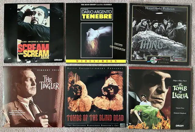 Horror / Monster LaserDisc movies - Vincent Price Boris Karloff | CDs ...