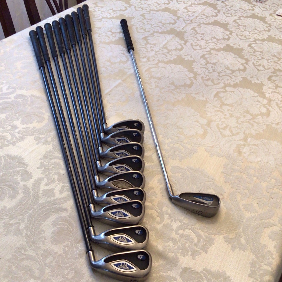 CALLAWAY HAWKEYE QVFT IRONS 3-AW. (PING G2. 5 Iron)GRAPHITE | Golf ...