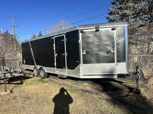 Snowmobile/Car Hauler Trailer. Asking $24,500.00 | Cargo & Utility ...
