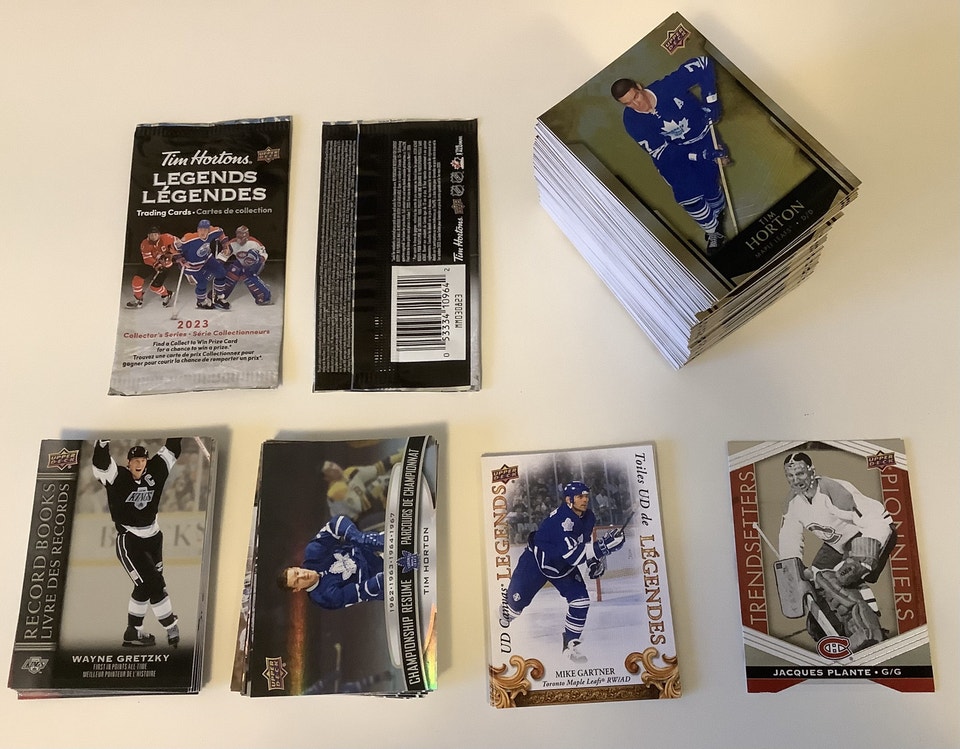 Tim Hortons Upper Deck 2023 NHL Legends Hockey cards | Arts ...