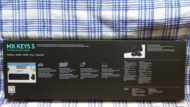 Logitech MX Keys S Wireless Keyboard (New), Low Quiet Keys, | Mice ...