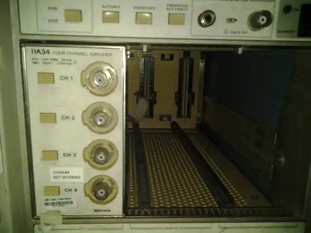 tektronix 11402 with 11a34 4 channel amplifier oscilloscope | Other ...