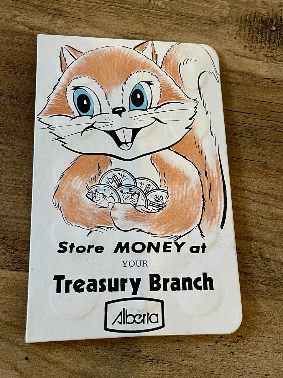 Vintage William Exline squirrel dime saver Alberta Treasury Bran | Arts ...