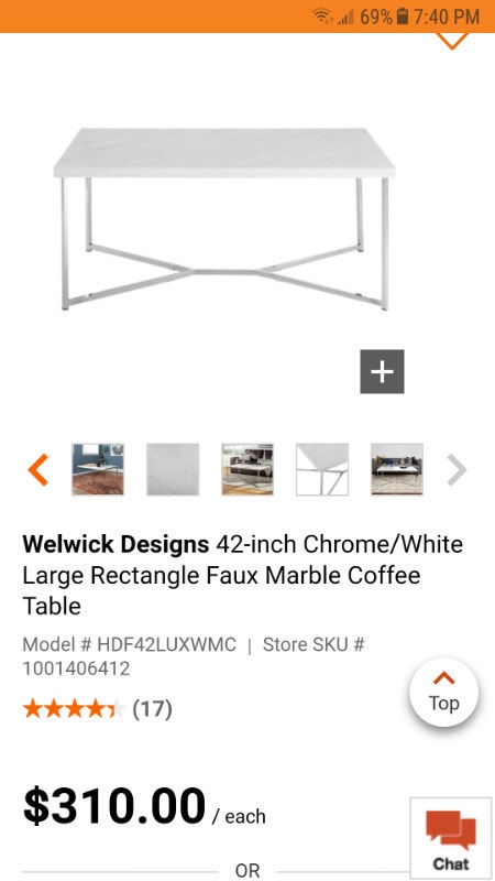 Welwick Designs 42-inchLarge Rectangle coffee table | Coffee Tables ...
