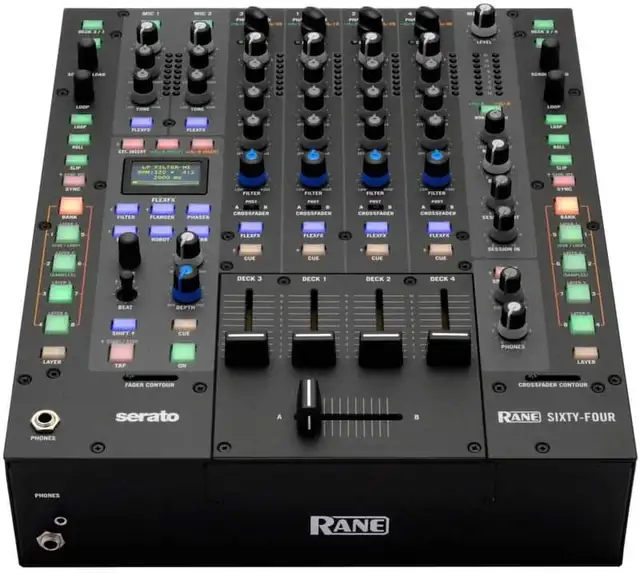 RANE 64 Sixty Four Pro DJ Mixer w. Effects , Dual Soundcards ...