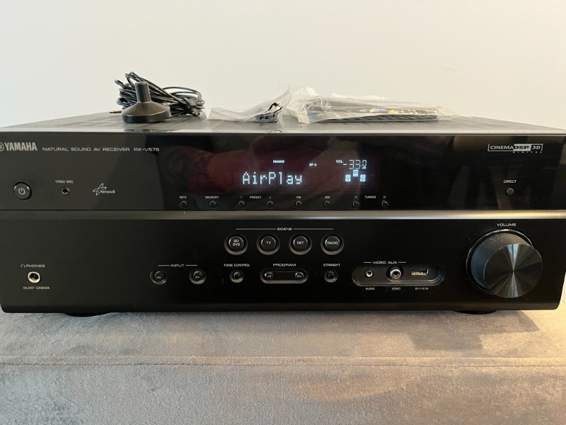 Yamaha RX-V575 7.2-Channel AV Receiver | Stereo Systems & Home Theatre ...