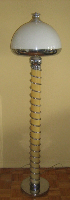 VINTAGE ATOMIC ARTISAN SCULPTURAL COIL SPRING MUSHROOM LAMPS | Indoor ...