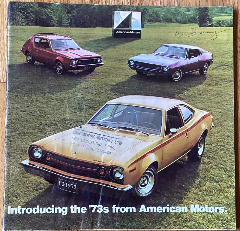 1973 AMC FULL LINE AUTO BROCHURE FOR SALE | Art et objets de collection ...