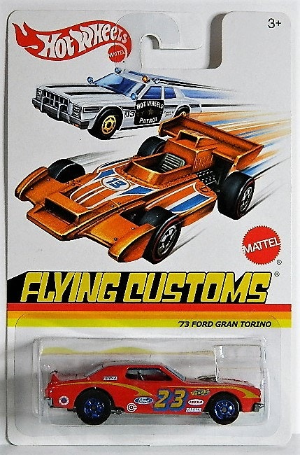 Hot Wheels Flying Customs 1/64 '73 Ford Gran Torino Diecast Car | Arts ...