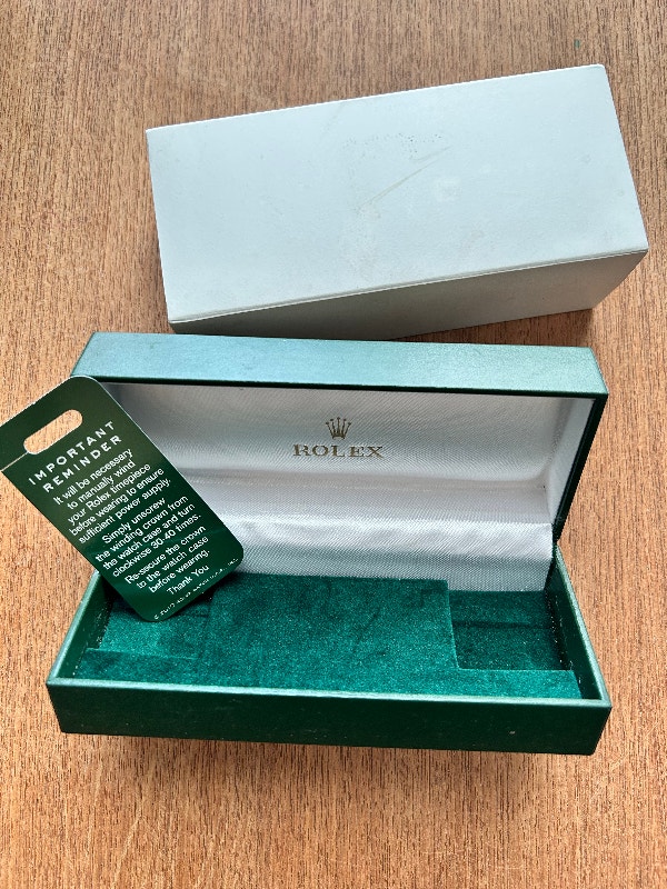 VINTAGE NEW LONG ROLEX BOX FOR TRAVEL ALL MODELS 80-90s SUB GMT ...