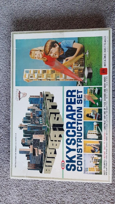 Vintage 1960's Ideal Super City Skyscraper Set Original Box | Arts ...