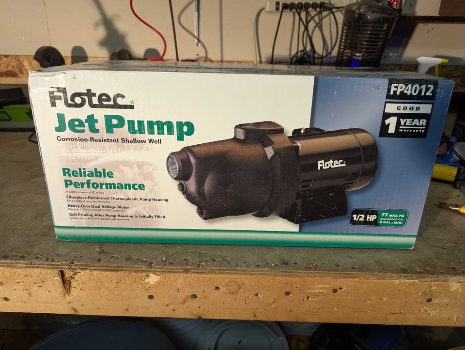 Flotec FP4012-00L 1/2 HP Shallow Well Pump Jet | Plumbing, Sinks ...