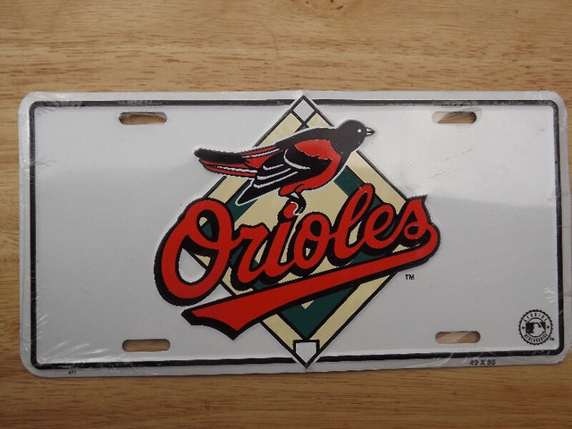 FS: Major League Baseball License Plates (Braves-O's-Rockies-Twi | Arts ...