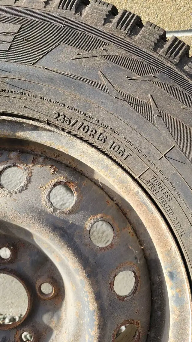 235/70R16 Toyo observe G3-ice Winter Tires on Rims | Tires & Rims ...