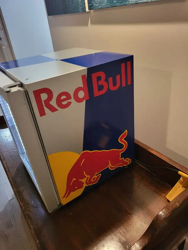 Branded Red Bull Mini Bar Fridge with Led Lights. Cooler ...