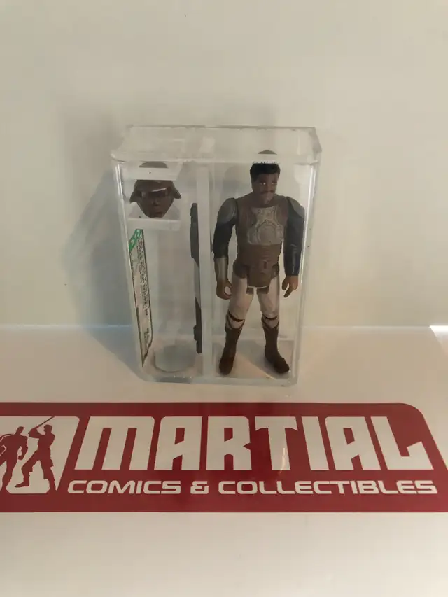 Star Wars 1983 Kenner action figure Lando Skiff Guard AFA Graded | Arts ...