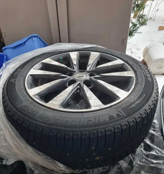 Michelin X-ice winter tires with alloy rims and sensors | Tires & Rims ...