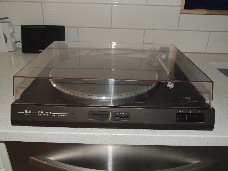 Dual CS-515 belt drive semi-auto turntable with new AT3600 cart ...
