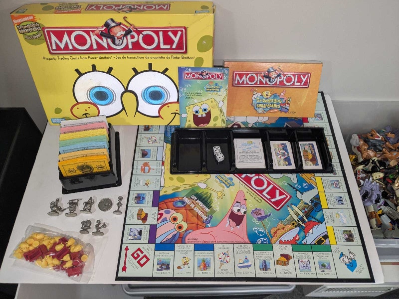 SpongeBob SquarePants monopoly board game | Toys & Games | Hamilton ...