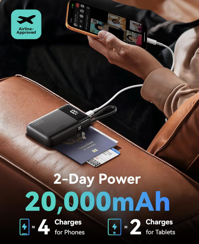 INIU 20000mAh Power Bank, Small 45W Fast Charging Portable | General ...