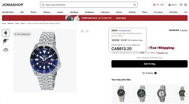 SEIKO 5 Sports GMT (SSK003K1) Automatic/Mechanical Watch=LNIB= | Arts ...