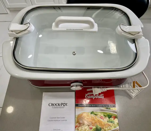 Crock-Pot® Casserole Crock™ 3.5Qt. Slow Cooker, Red | Microwaves ...
