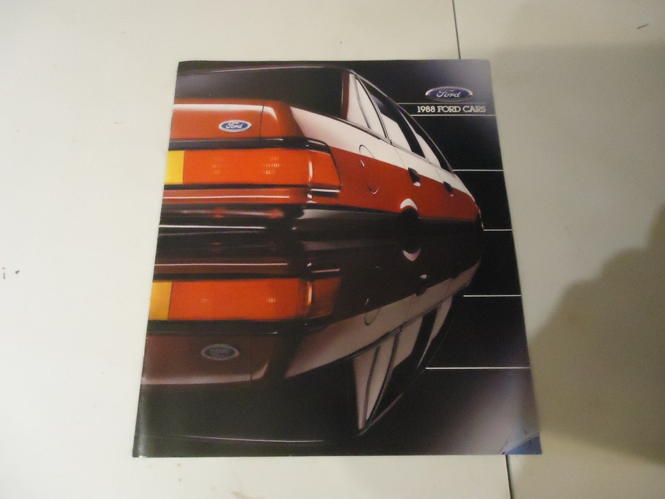 1988 Ford Cars Full Line Brochure. VG. Can Mail in Canada | Arts ...