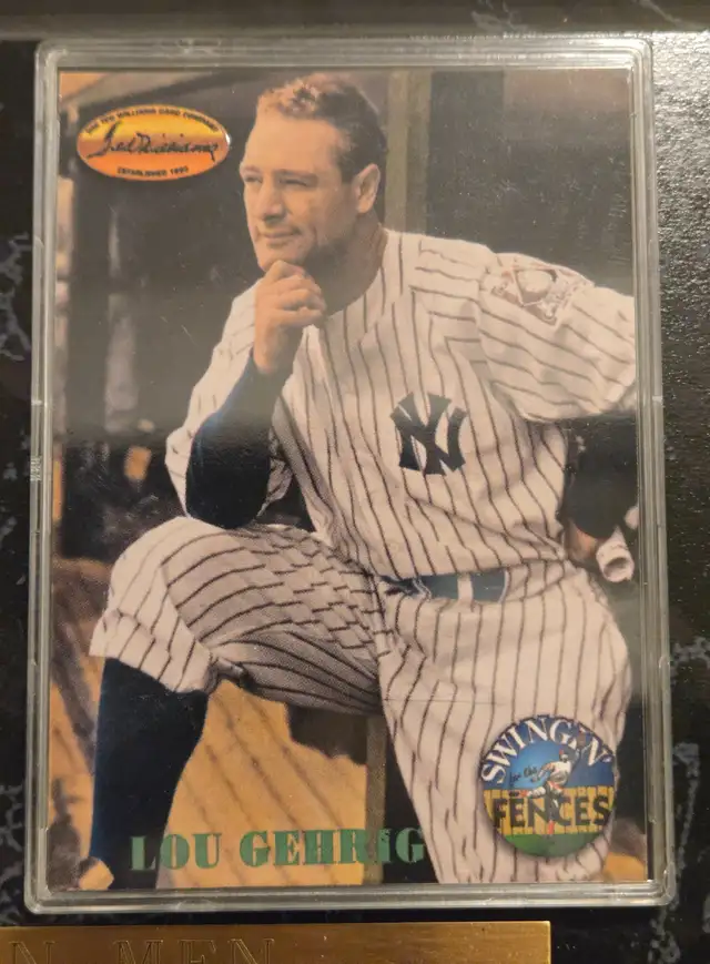 Cal Ripken Jr. and Lou Gehrig. "The Iron Men of Baseball" Plaque | Arts ...