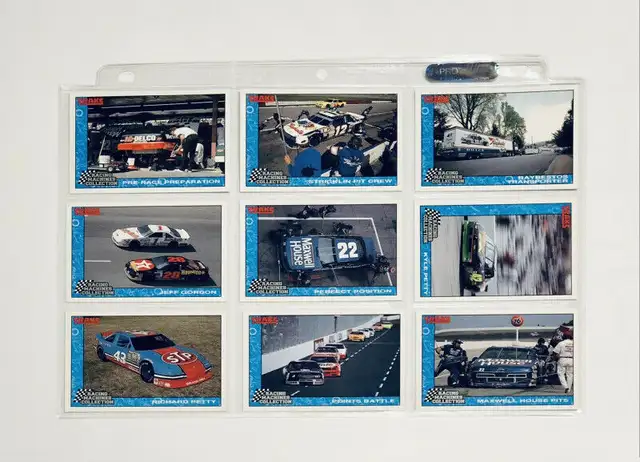 1992 Traks Racing Machines Collection NASCAR 100 Cartes Set COMP | Arts ...