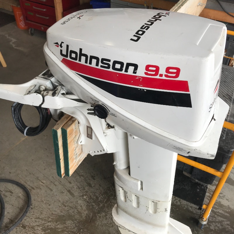 1980s Johnson 9.9 outboard extra long shaft | Powerboats & Motorboats ...