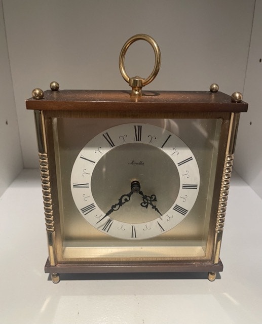 Mauthe Antique Brass Mantle Clock | Arts & Collectibles | City of ...