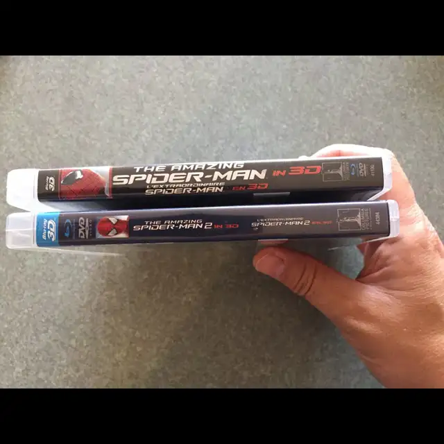 Marvel 3D Blurays EUC The Amazing Spider-Man 1 & 2 Spiderman | CDs ...