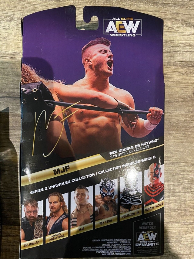 AEW Unrivaled Series 2 MJF Action Figure WWF Hasbro wrestling | Toys ...