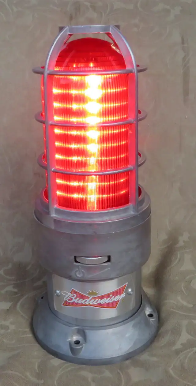 BUDWEISER BEER NHL HOCKEY GOAL FLASHING LIGHT SIREN WIFI CONNECT | Arts ...
