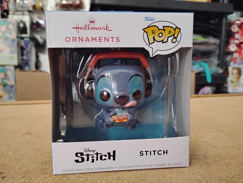 Hallmark Funko Pop Ornament Disney Stitch Gaming with Headphones | Arts ...