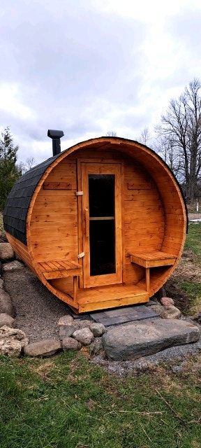 Sauna barrel 7x8 finlander built | Health & Special Needs | Barrie | Kijiji