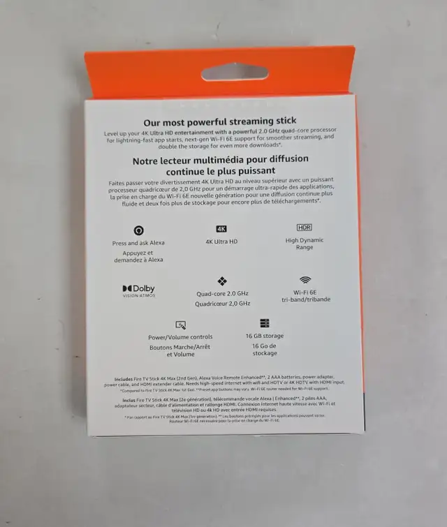 Amazon Fire TV Stick 4K Max (gen 2) new & used available | Arts ...