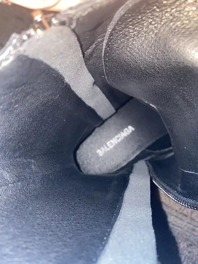 Balenciaga mid calf lace up zipper boots | Women's - Shoes | City of ...