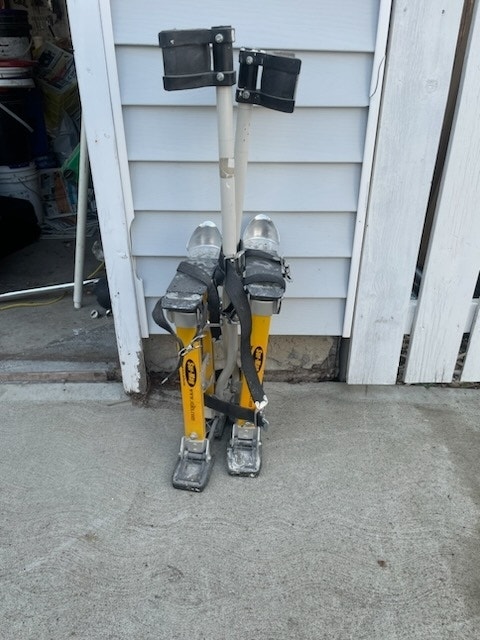Pair of Fiberglass drywall stilts | Ladders & Scaffolding | Edmonton ...